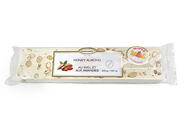 Maple Soft Almond Nougat Bar - 200g / 7oz – Golden Bonbon